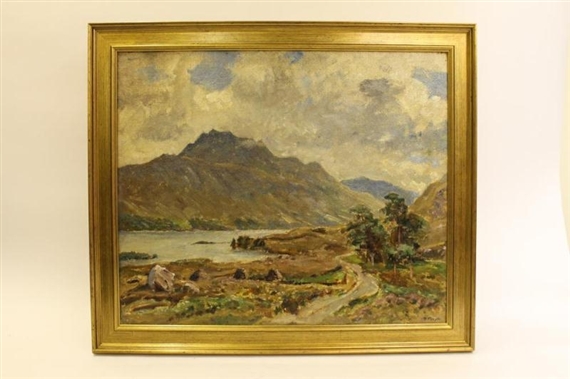 Herbert Royle | Scottish Loch Scene | MutualArt