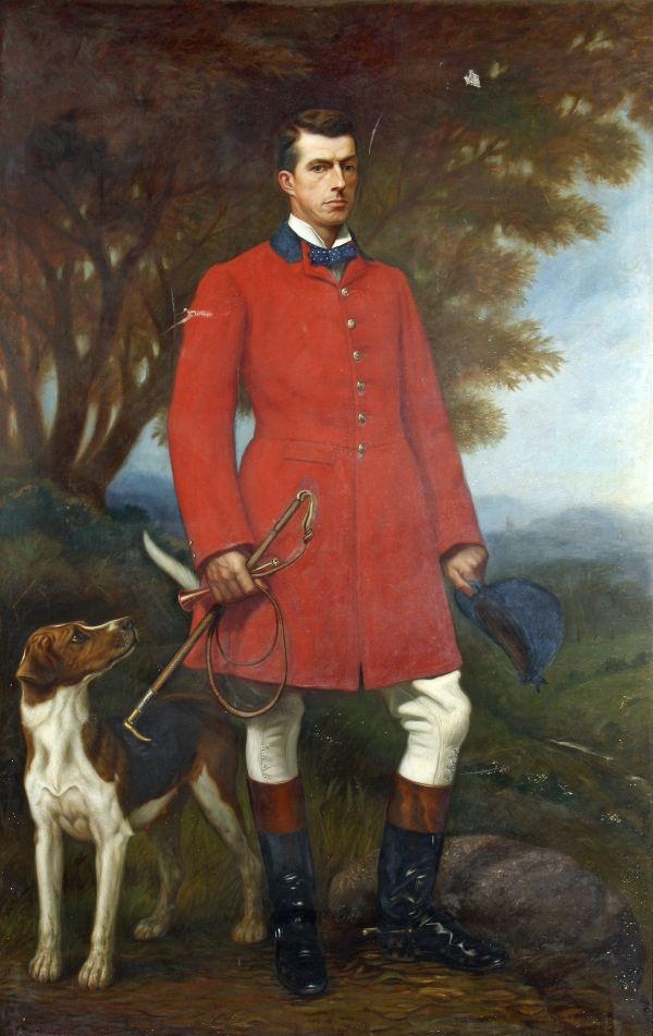 Edward A. Fellowes Prynne | Portrait of a huntsman and his hounds (1903 ...