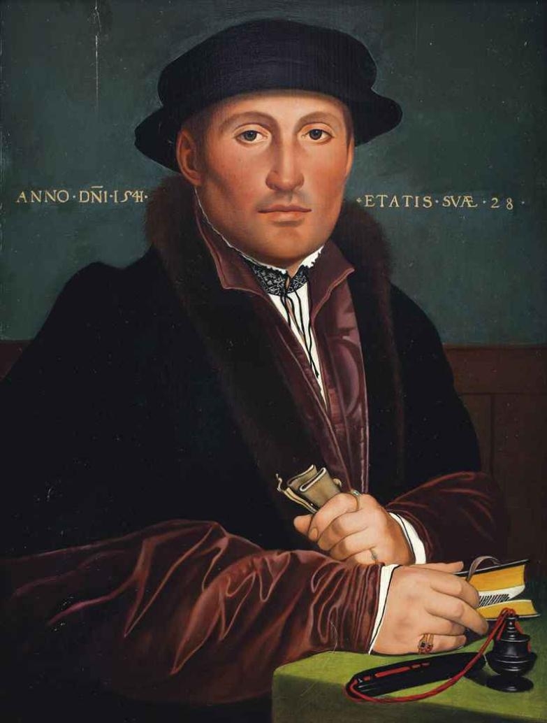 Hans Holbein the Younger | Profile portrait of Sir Nicholas Poyntz ...