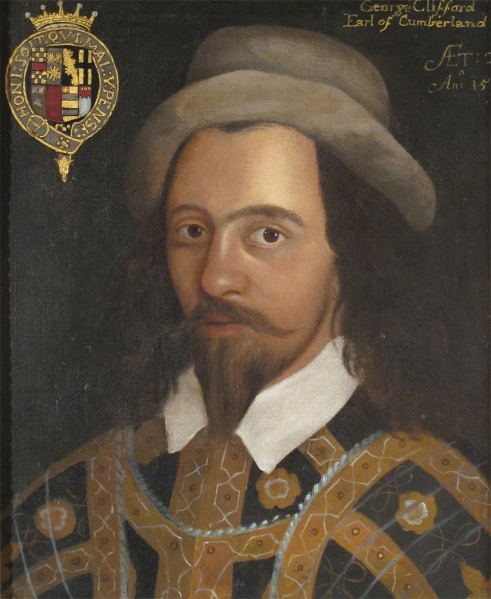 Nicholas Hilliard | Portrait of George Clifford, 3rd Earl of Cumberland ...