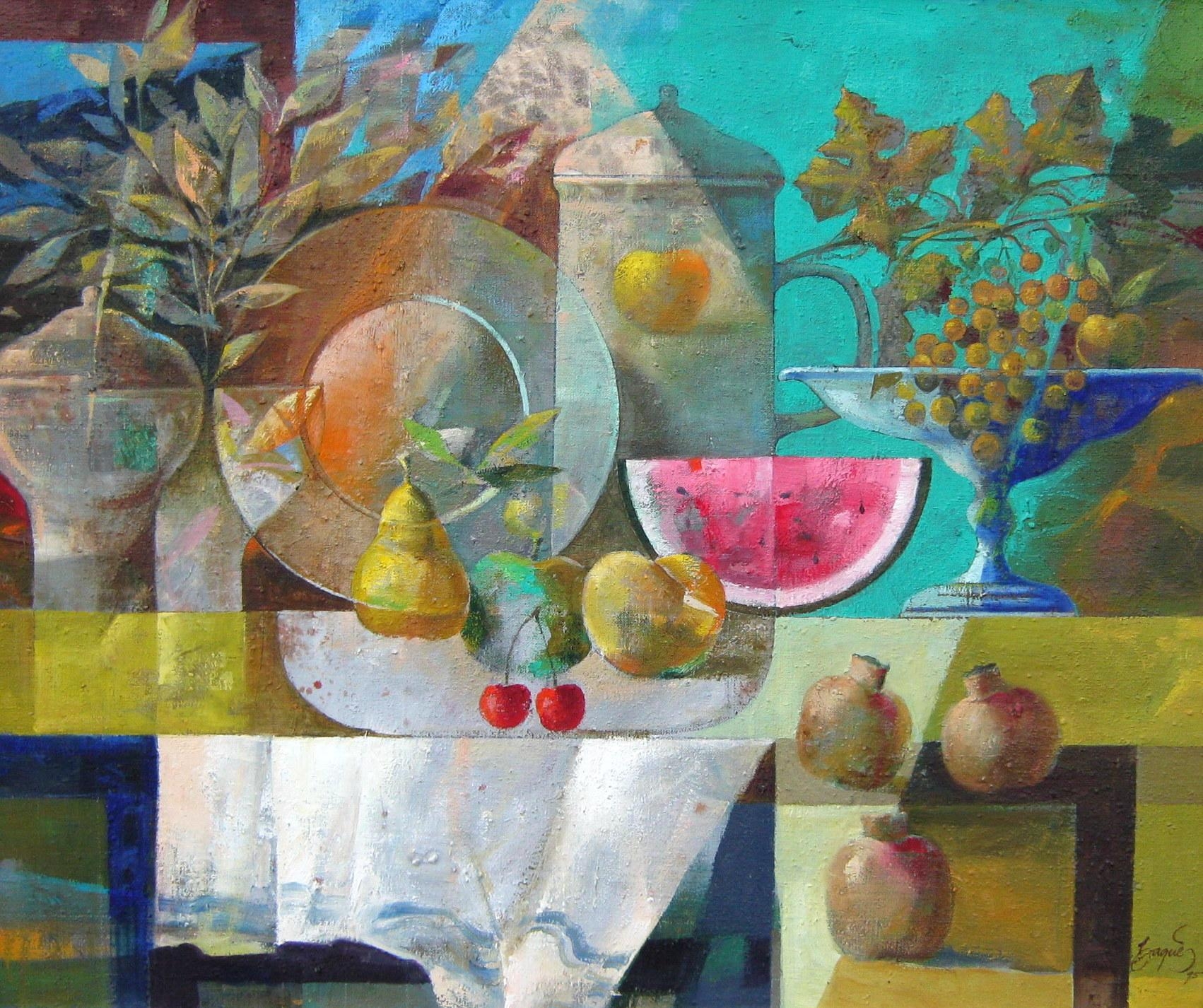 Josep Baques | Frutero azul Indigo (1995) | MutualArt