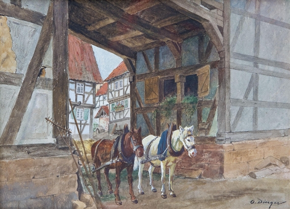 Otto Dinger | 21 Artworks at Auction | MutualArt