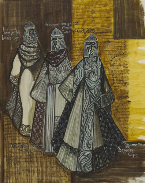 Anne Yeats | 2 Works: COSTUME DESIGNS FOR THE COUNTESS CATHLEEN | MutualArt
