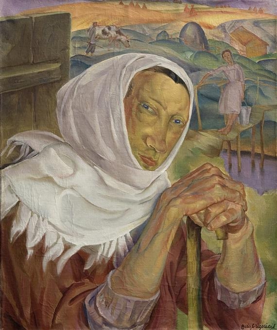 Boris Dmitrievich Grigoriev | Portrait of the actor Nikolai Podgorny as ...