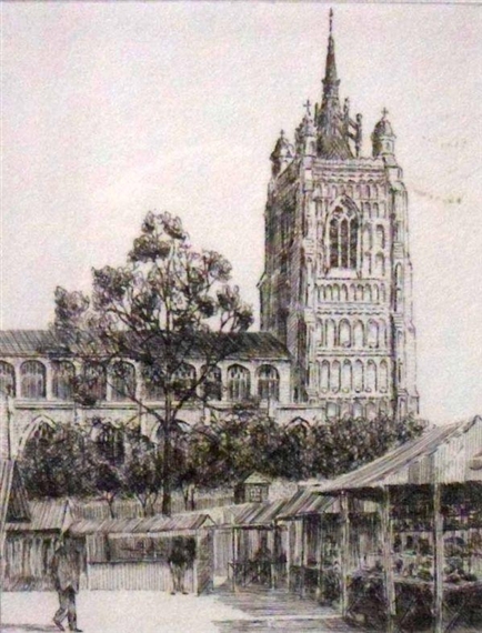 Brian Sowerby | St Peter Mancroft, Norwich (1973) | MutualArt