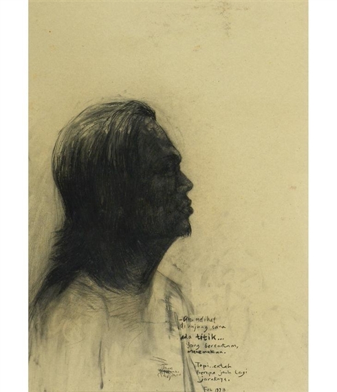 Bayu Utomo Radjikin | ARANG ATAS KERTAS (1998) | Artwork performance at ...