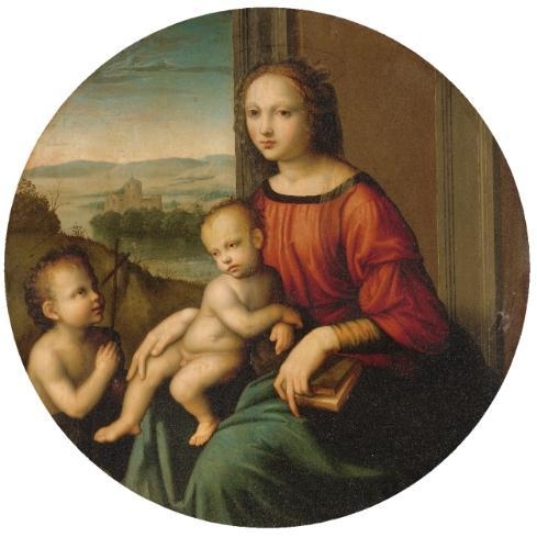 Francesco Granacci | Madonna And Child With The Infant Saint John The ...