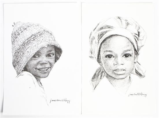 J. Macdonald Henry | Pair of Works: Portraits | MutualArt