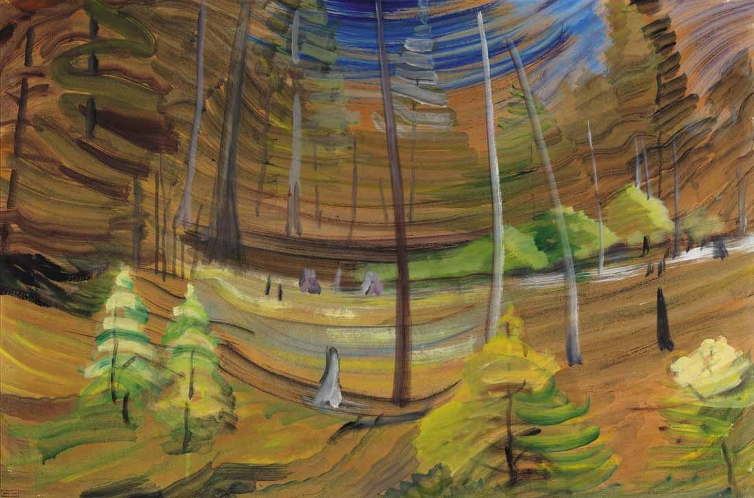 Emily Carr | Wind in the Woods (Circa 1934) | MutualArt