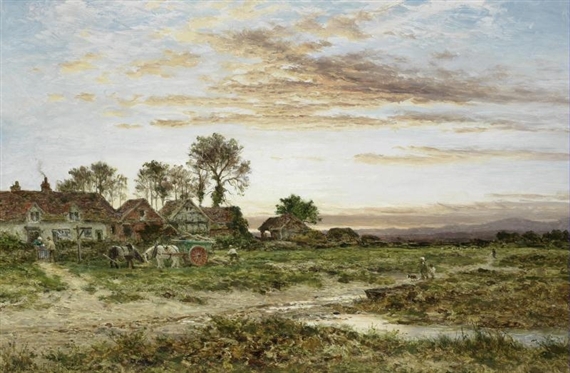 Benjamin Williams Leader | Evening (1886) | MutualArt