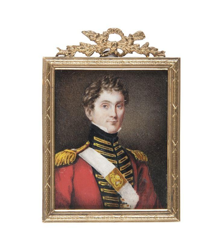 British School, 19th Century | Portrait du colonel Mac Donald Robertson ...