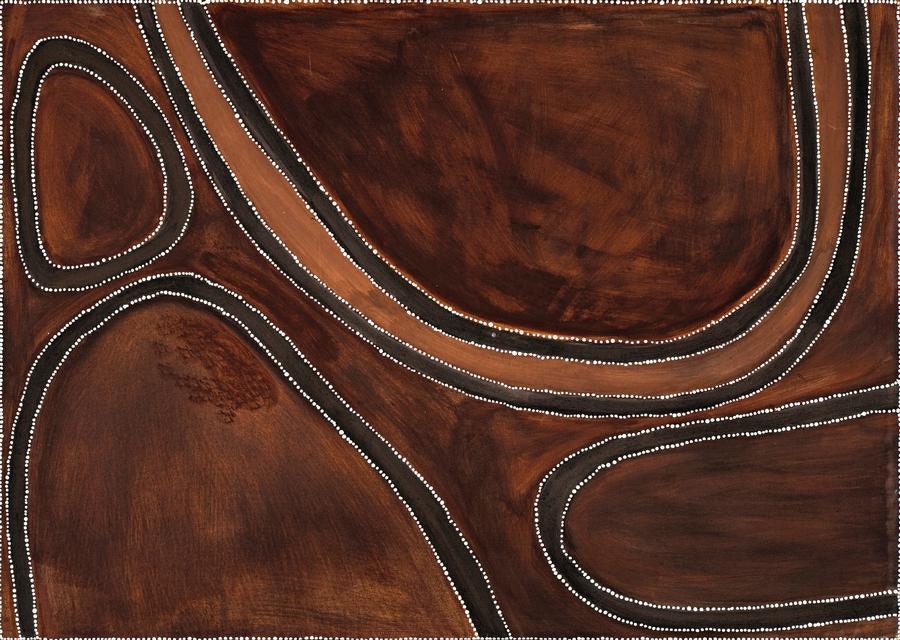 Rover Thomas | Warmun - Map of Turkey Creek Community (Circa 1983 ...