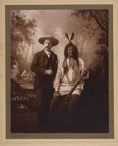 David F. Barry | Self-portrait with Rain-in-the-Face circa 1885 (1910s ...