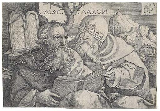 Hans Sebald Beham | Moses and Aaron (1526) | MutualArt