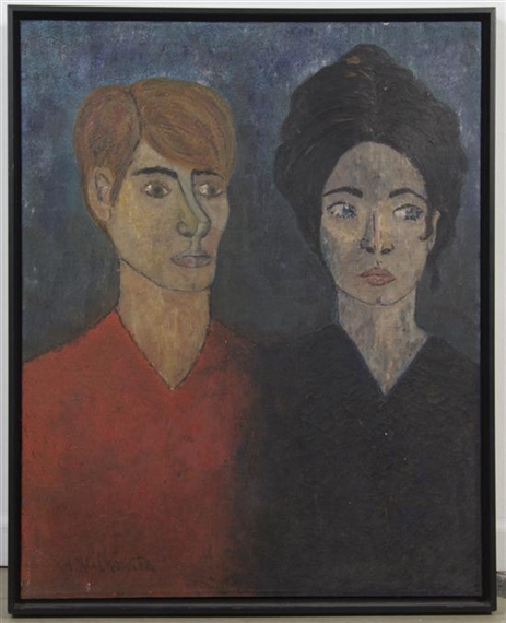 Abraham Walkowitz | Portrait of a Couple | MutualArt