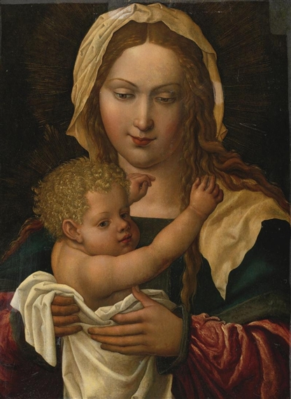 Joos Van Cleve | THE VIRGIN AND CHILD | MutualArt