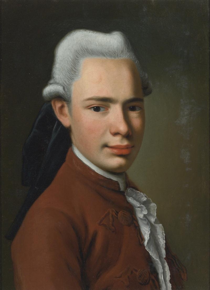 German School, 18th Century | PORTRAIT OF A YOUNG MAN, HEAD AND ...