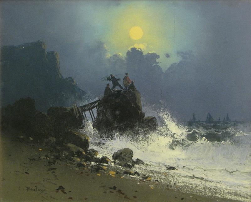 Clarence E. Braley | House on the Waters Edge | MutualArt