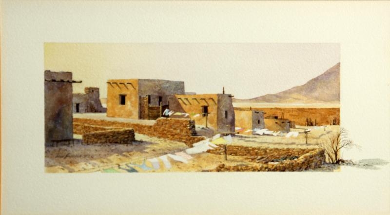 David Halbach | Pueblo Washday (1973) | MutualArt