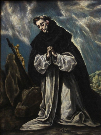 El Greco | Saint Dominic in Prayer | MutualArt