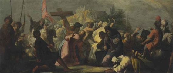 Venetian School, 17th Century | Christ on the road to Golgotha | MutualArt