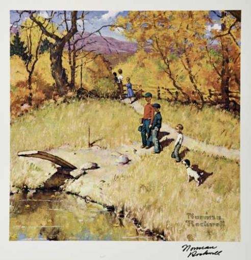 Norman Rockwell | 4 works: The Four Seasons (1974) | MutualArt