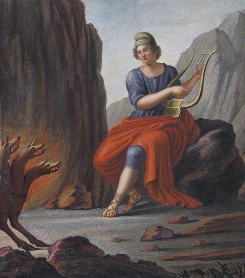 French School, 19th Century | Orpheus and Cerberus | MutualArt