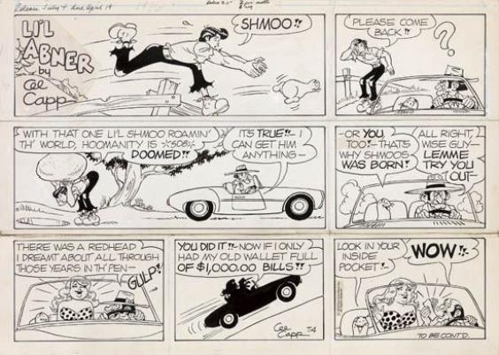 Al Capp | 2 works: Li'l Abner (1976) | MutualArt