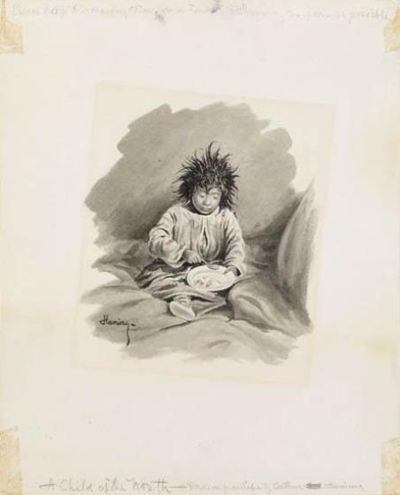 Arthur Heming | A Child of the North (Winiwayah Child) (1893) | MutualArt