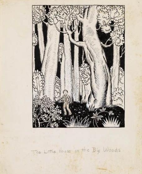 Helen Sewell Rennie | 2 works: Little House in the Big Woods | MutualArt