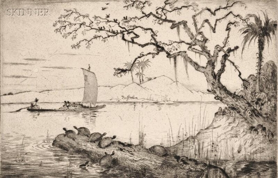 Harrison Cady | 2 Works: Sailing the Lagoon & The Mule on th Bridge ...