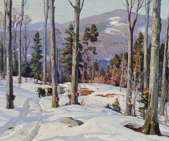 Aldro Thompson Hibbard | Sugaring Days | MutualArt