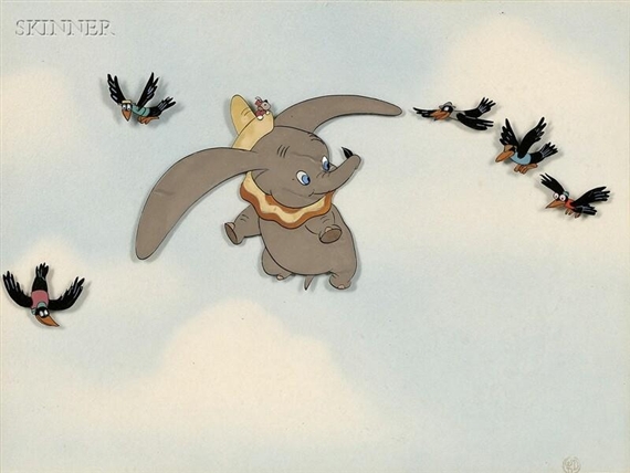 Walt Disney Studios | Dumbo, The Circus Elephant/An Animation Cel ...