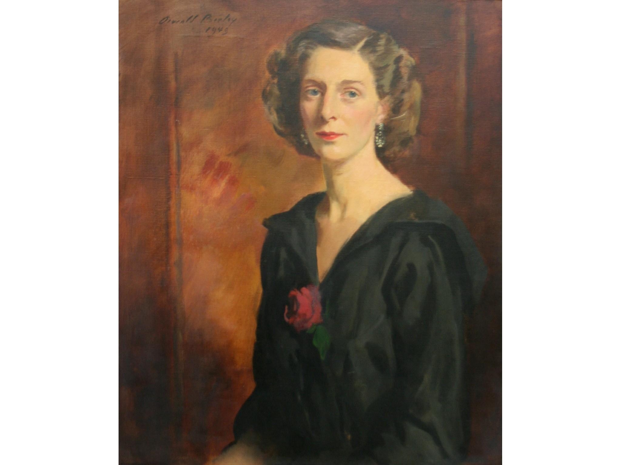 Sir Oswald Hornby Joseph Birley | PORTRAIT OF ELIZABETH CHICHESTER ...