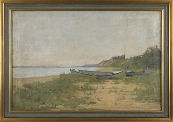 William Stone | Coastal scene (1889) | MutualArt