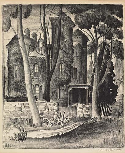 Mabel Dwight | Deserted Mansion (1928) | MutualArt