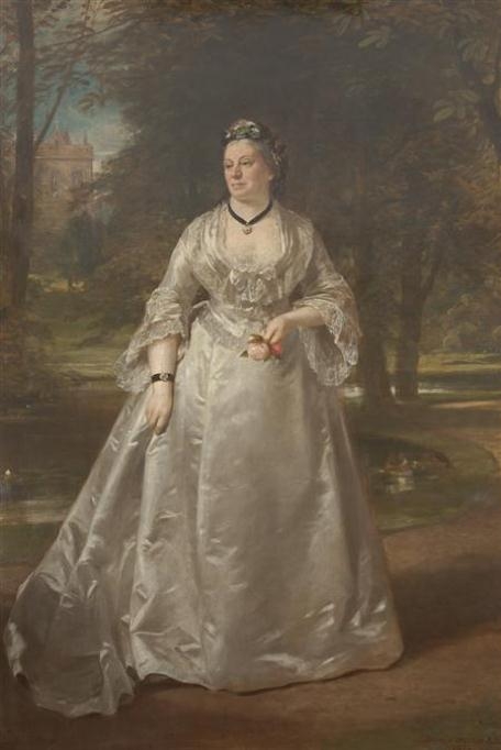 Sir Daniel Macnee | Full-length Portrait Of A Lady In The Grounds Of ...
