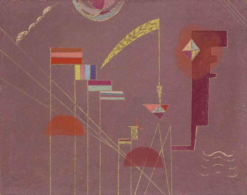 Wassily Kandinsky | Balancement (1942) | MutualArt