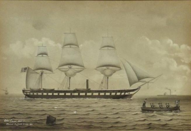 Edward Lange | Unidentified Ship (1881) | MutualArt