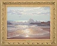 Leonard C. Lane | Sunrise over cresting waves | MutualArt