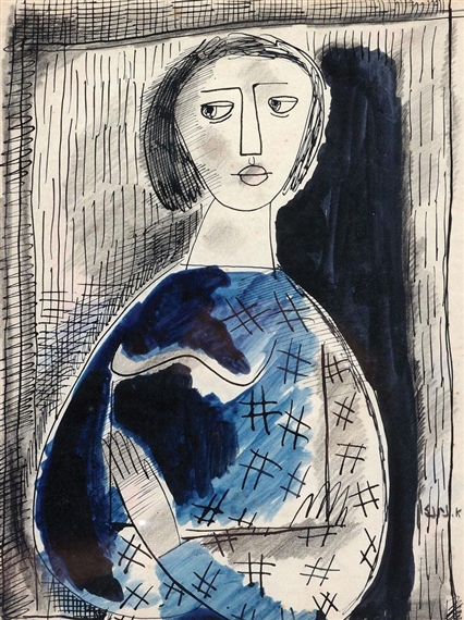 Avraham Naton | Young Girl | MutualArt