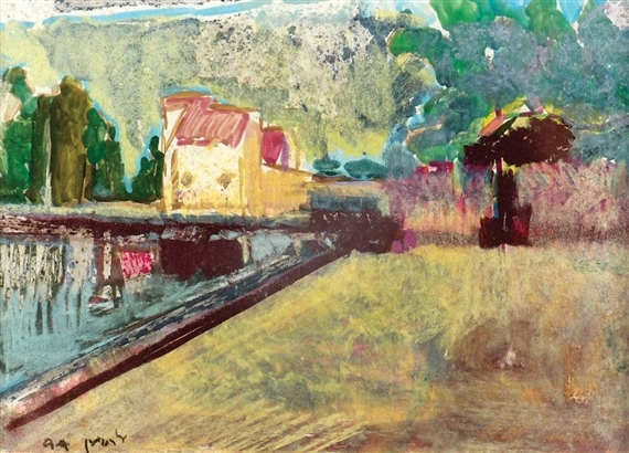 Zvi Lachman | Landscape (1995) | MutualArt