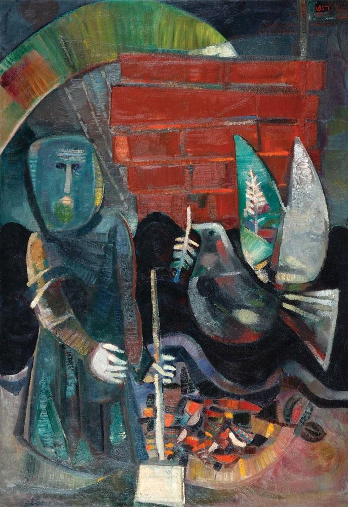 Leo Roth | Woman and Pigeon | MutualArt