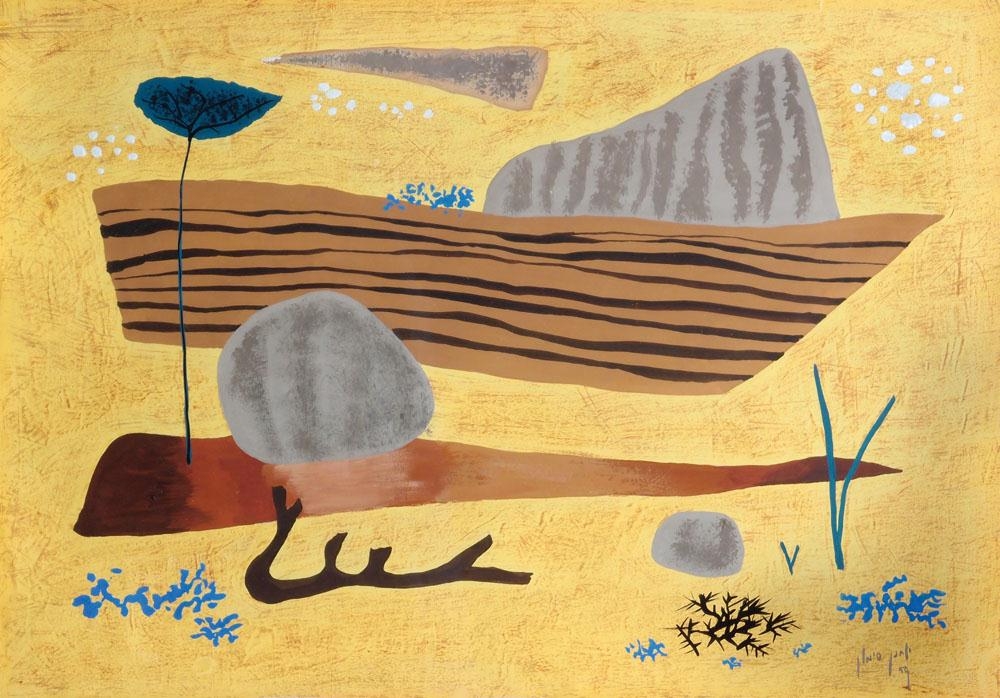 Yohanan Simon | (i) The Shepherd; (ii) Desert Tune; (iii) Landscape ...