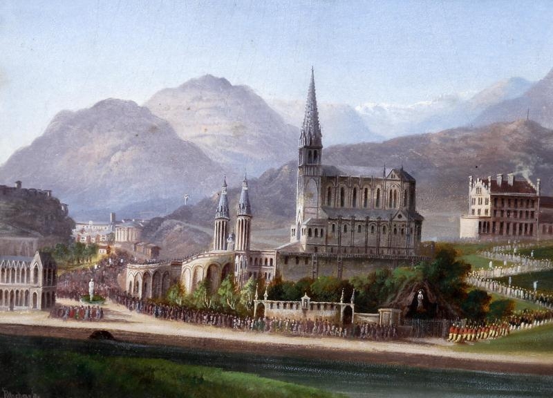 Louis Ritschard | 'March of the Pilgrims', Lourdes France | MutualArt