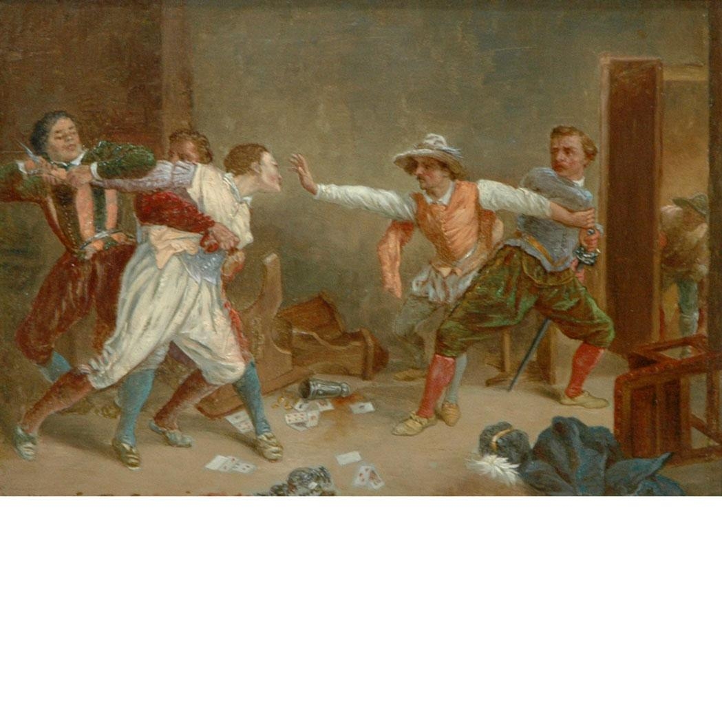 Jean-Louis-Ernest Meissonier | La Rixe (The Brawl) | MutualArt
