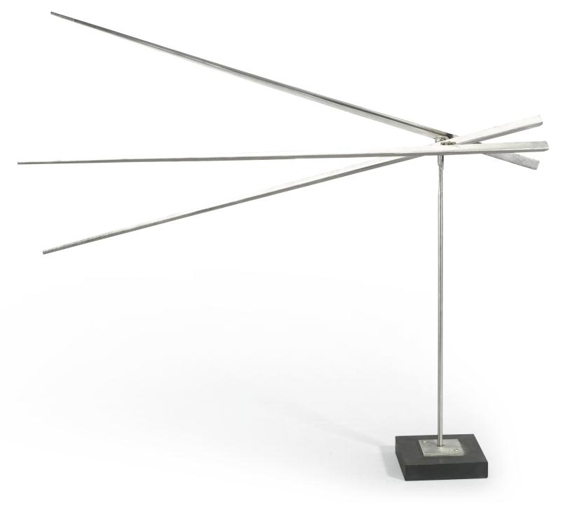 George Rickey | THREE LINES HORIZONTAL (1969) | MutualArt