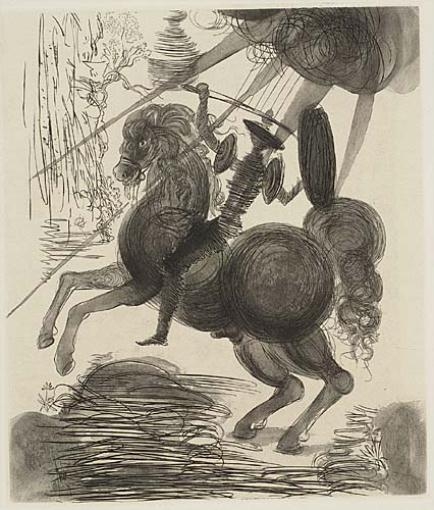 Salvador Dalí | The Simoniacs From The Hell Canto From The Divine ...