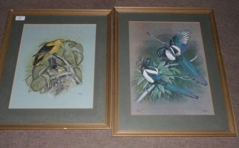 P. Robinson | Birds and their Nest (1982) | MutualArt