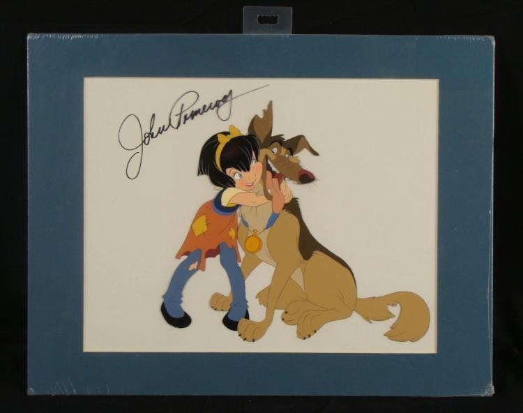John Pomeroy | All Dogs Go Heaven Signed Promotional Cel John Pomeroy ...